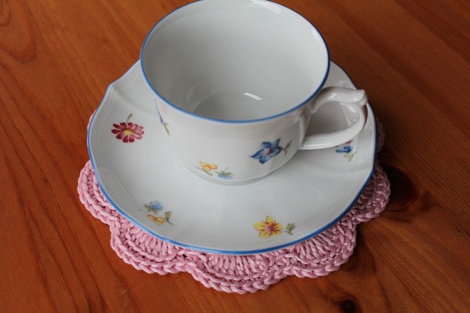 "Wundermuschel" Platzdeckchen / Untersetzer häkeln PDF-Anleitung