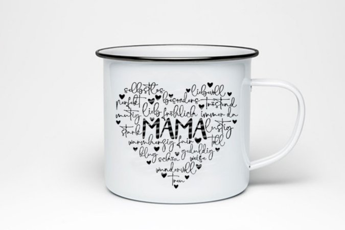 Herz Muttertag Plotterdatei SVG DXF FCM