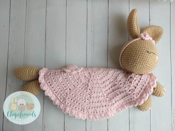 Häkelanleitung, Kuscheldecke Haschen