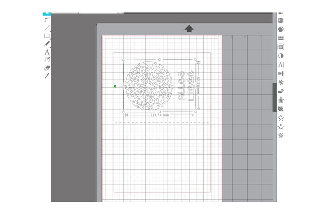 Blanco Karte B6 Plotterdatei SVG DXF FCM
