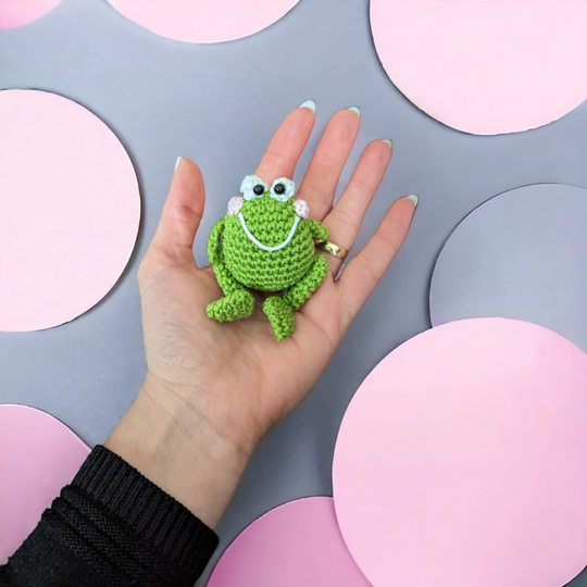 Frosch häkeln // super für Wollreste