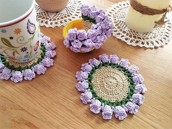 Untersetzer im Blumentopf | Häkelanleitung