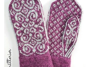 PATTERN: Jarle Selbu Mittens ~ knitting stricken strikke votter breien