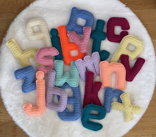 komplettes Alphabet der Kleinbuchstaben a-z