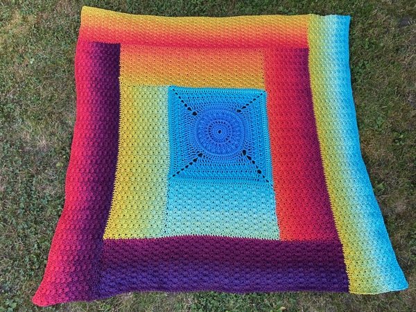 Decke Kobito - Spiralförmige Decke, Kissenbezug ohne Absetzen Sofadecke