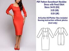 Free Dress Pattern Ruffle Hem Dress Pattern Free PDF Dress Pattern Dress