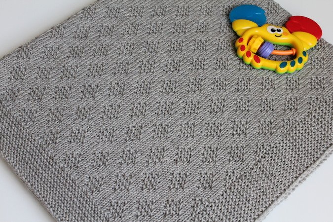 "Little Diamonds" Babydecke stricken PDF-Anleitung