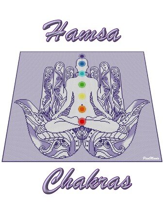 Häkelmuster * CHAKRAS - HAMSA * Grafik für C2C Decke