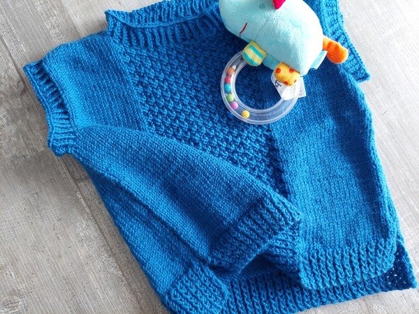 Strickanleitung Baby Pullunder Größe 86/92!
