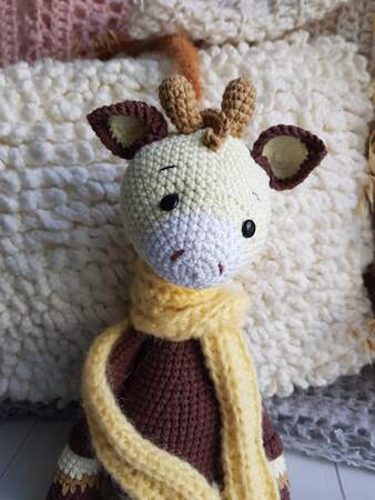 Crochet Pattern, Amigurumi Joe The Giraffe