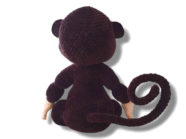 Crochet pattern Monty the happy monkey