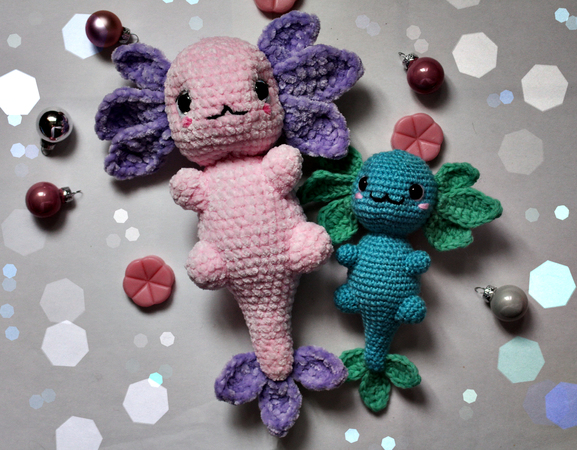Anleitung Baby Axolotl Axi