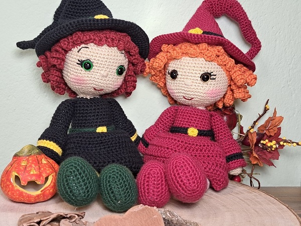 Halloween Hexe Maggie von Fädchenkunst deutsch PDF