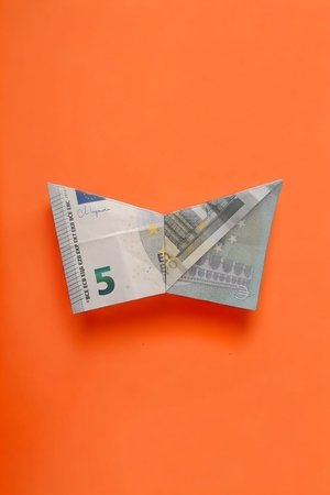 Origami Geldschein Schmetterlinge