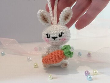 Crochet Pattern Mini Bunny Amigurumi Rabbit