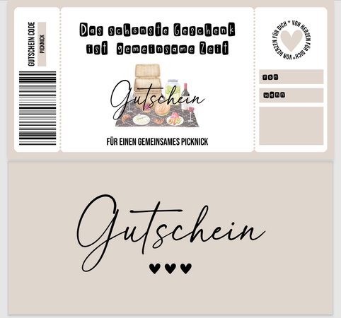 Picnic Gutschein Verschenken