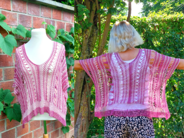 Filet Crochet T-Shirt - PW-203