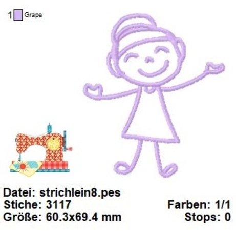 Stickdateien Kindermotiv, Kinder Set Stickdateien, Maschinensticken
