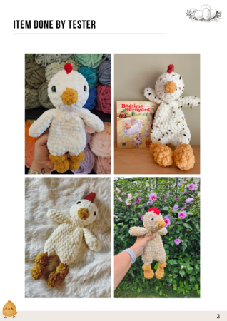 Chicken Crochet Pattern. Chicken Snuggler. Chicken Lovey