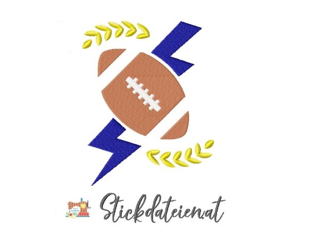 American Football Stickdatei, Stickdatei NFL, Touchdown Stickdatei