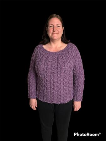 Zopfpulli Trenzas- Strickanleitung für einen Unisex Pullover