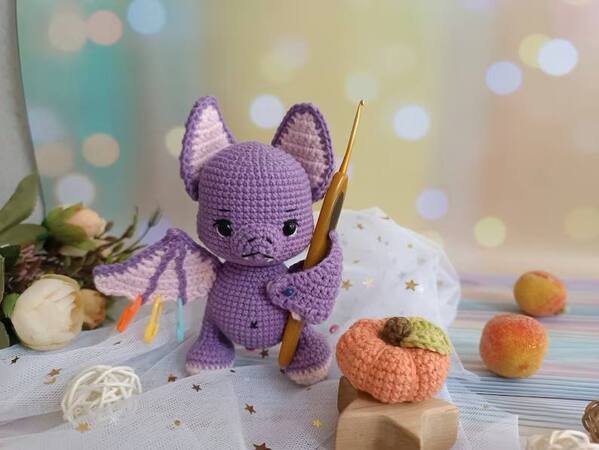Baby bat crochet pattern