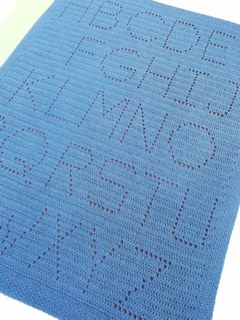 ABC baby blanket