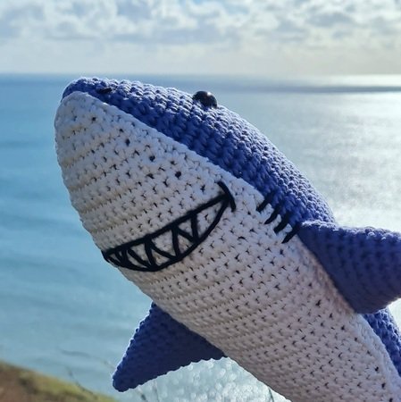 Shane the Shark Crochet Amigurumi Pattern (English)