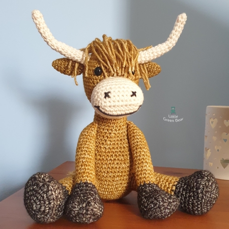 Ogden the Ox Crochet Amigurumi Pattern (English)