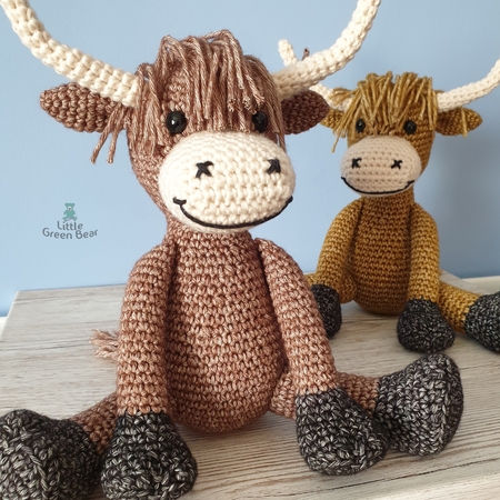 Ogden the Ox Crochet Amigurumi Pattern (English)