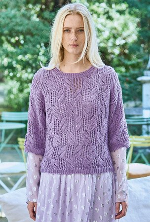 Pulli im Ajourmuster