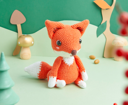 Amigurumi Fox Forest Animals Crochet Pattern