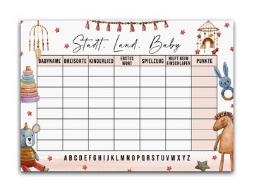 Stadt Land Fluss Fur Babyparty