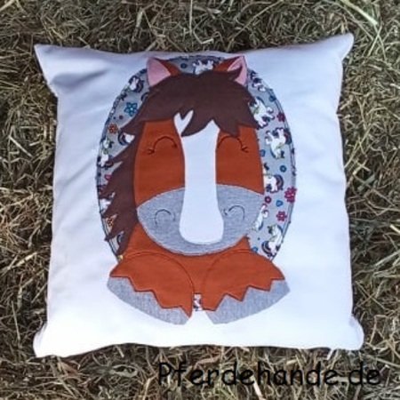 Stickdatei Pferd Pferdestickdatei Tiermotiv Pferdemotiv Pony Pferdekopf