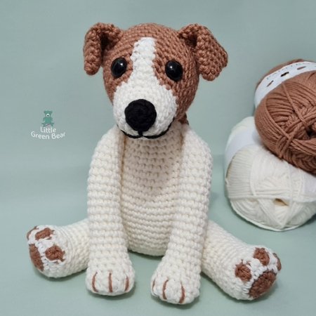 Jeremy the Jack Russell Crochet Amigurumi Pattern (English)