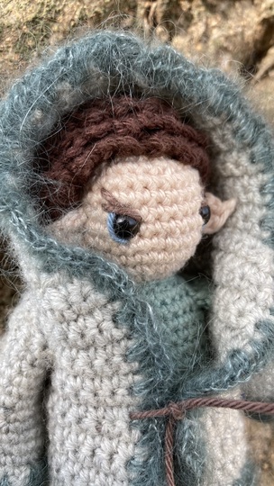 Crochet pattern Inuit Elf Yuri & Reindeer Kaya, doll and animal companion