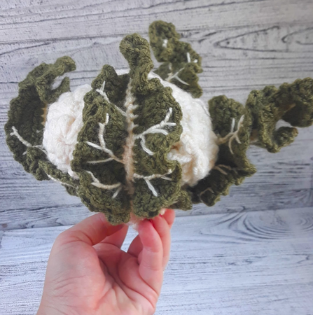 Crochet cauliflower