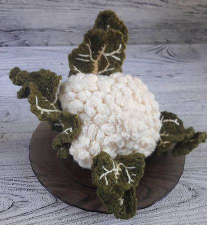 Crochet cauliflower