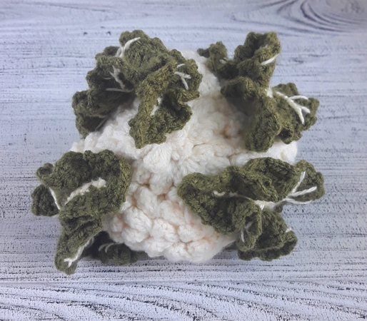 Crochet cauliflower