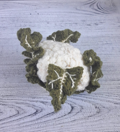 Crochet cauliflower