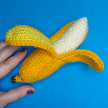 Banana Crochet pattern, Food pattern, Banana amigurumi, Crochet Fruit