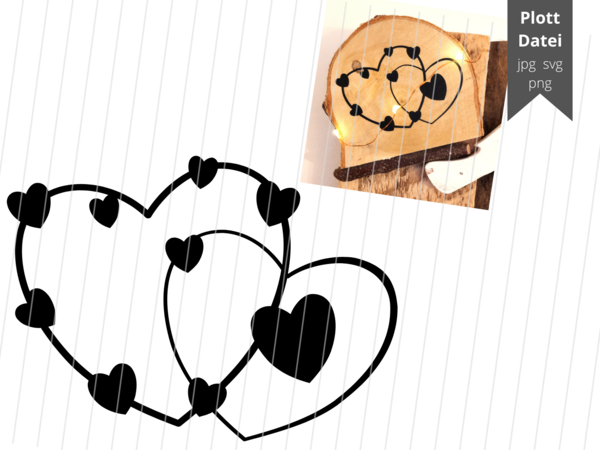 Plotterdatei Herzen