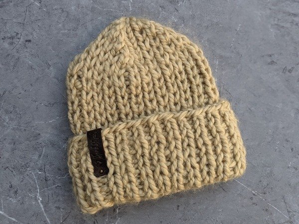 Double Brim Bulky Hat Knitting Pattern