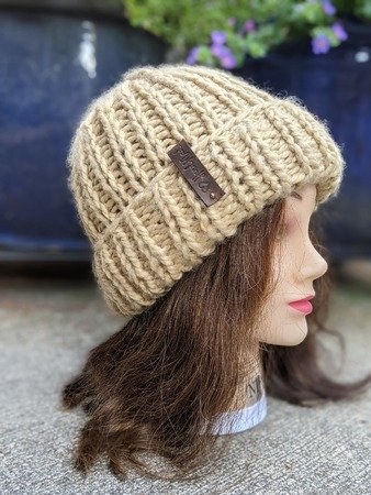 Double Brim Bulky Hat Knitting Pattern