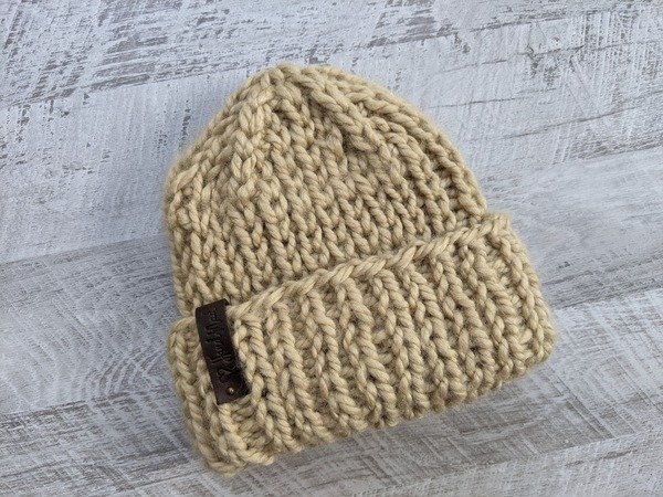 Double Brim Bulky Hat Knitting Pattern