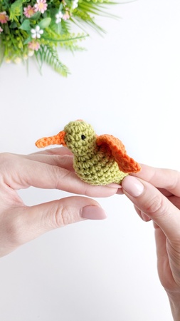 Crochet hummingbird pattern, easy crochet amigurumi bird pattern, crochet k