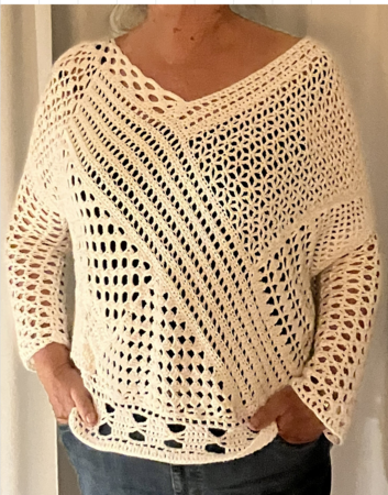 Muster-Mix-Shirt - Kreuz und Quer - Häkelanleitung