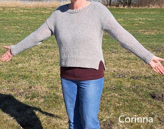 Strickanleitung | Leichter Basic Pullover SCHILF | einfach | nahtlos