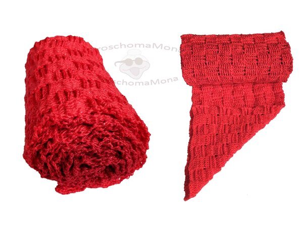 Schal Stola „Red Sea“ jede Breite jede Länge jede Wolle möglich / Anleitung