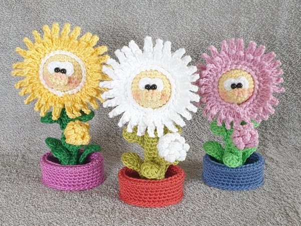 Häkelanleitung Die Margeritchen